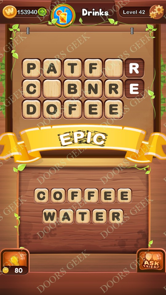 Word Bright Level 42 Answers ~ Doors Geek