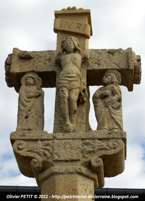 PATRIMOINE DE LORRAINE: BUREY-EN-VAUX (55) - La Croix-calvaire