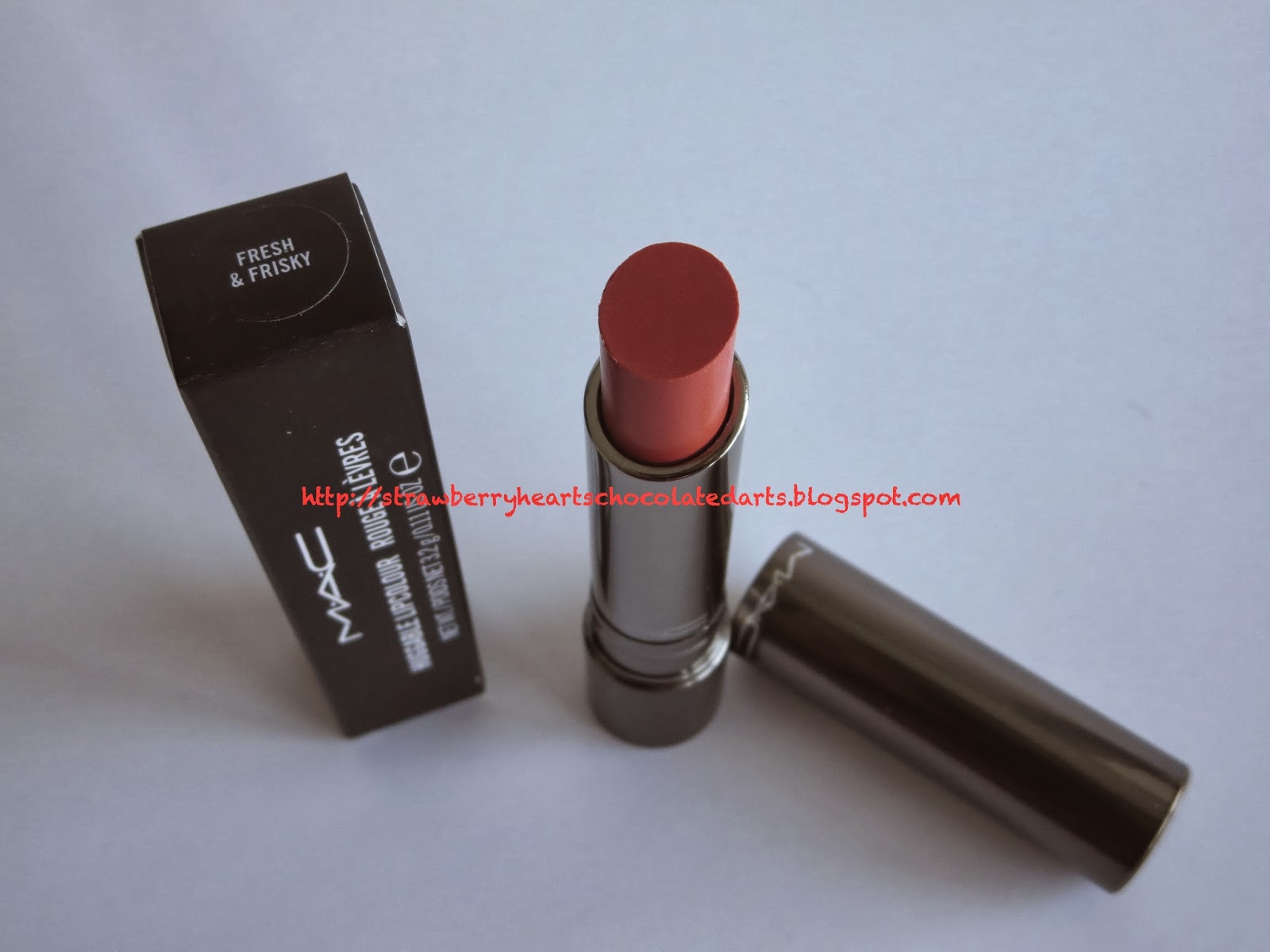 Strawberry Hearts Chocolate Darts: MAC Huggable Lip Color in Fresh ...