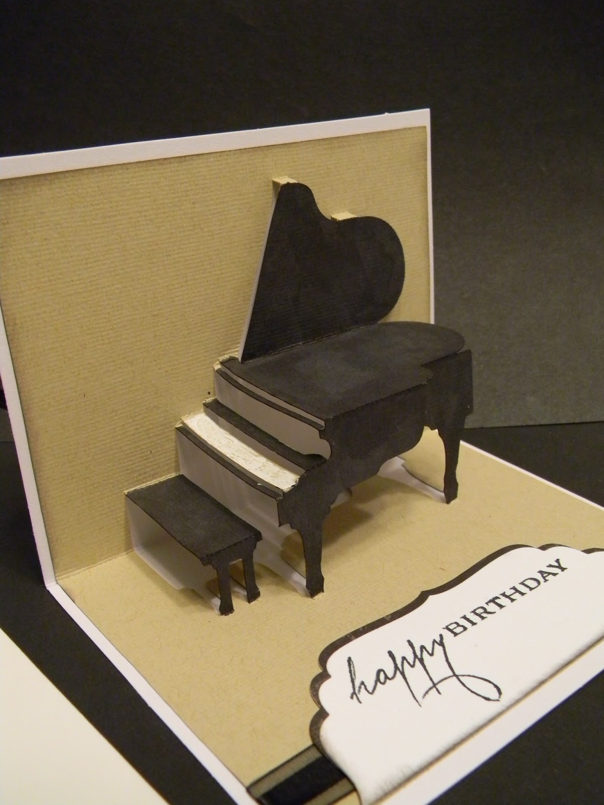 Debbie's Dash of This and That: 3D Grand Piano card