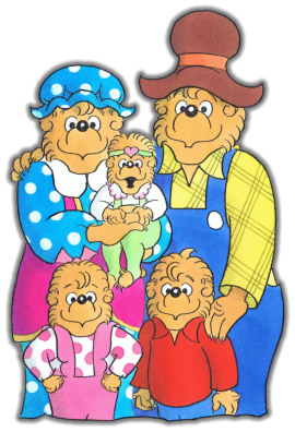 Stang Family of Five: Happy Halloween from the Berenstain Bear Family!!!!!