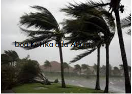 Do'a Ketika Datang Angin Ribut Dan Petir Yang Sangat Keras. - Kajian Islam