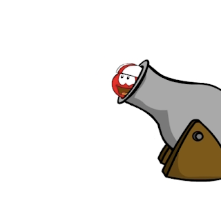 james balehowsky animation and art: Red Puffle Cannon