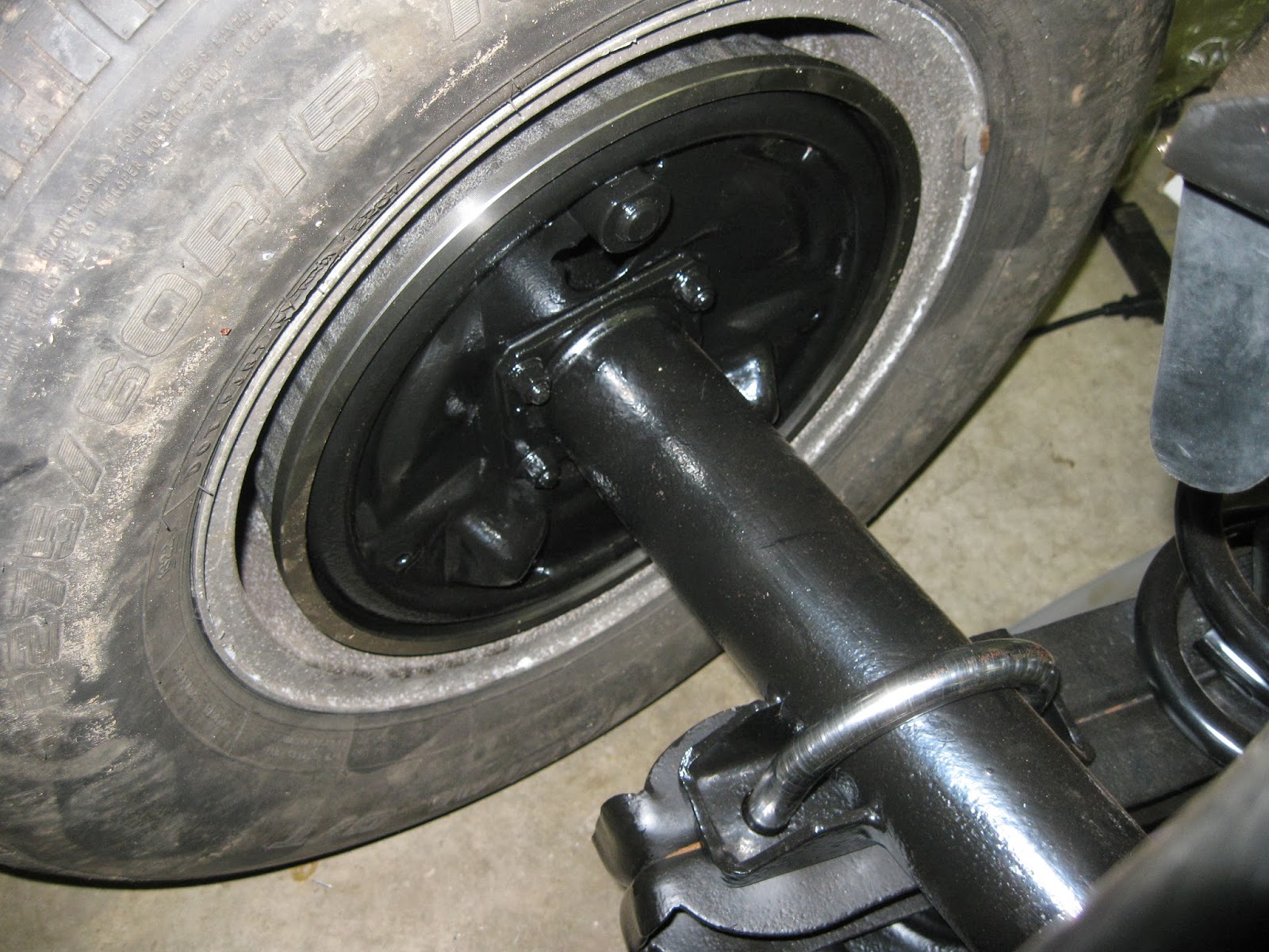 CHEVY C10: REAR END WORK