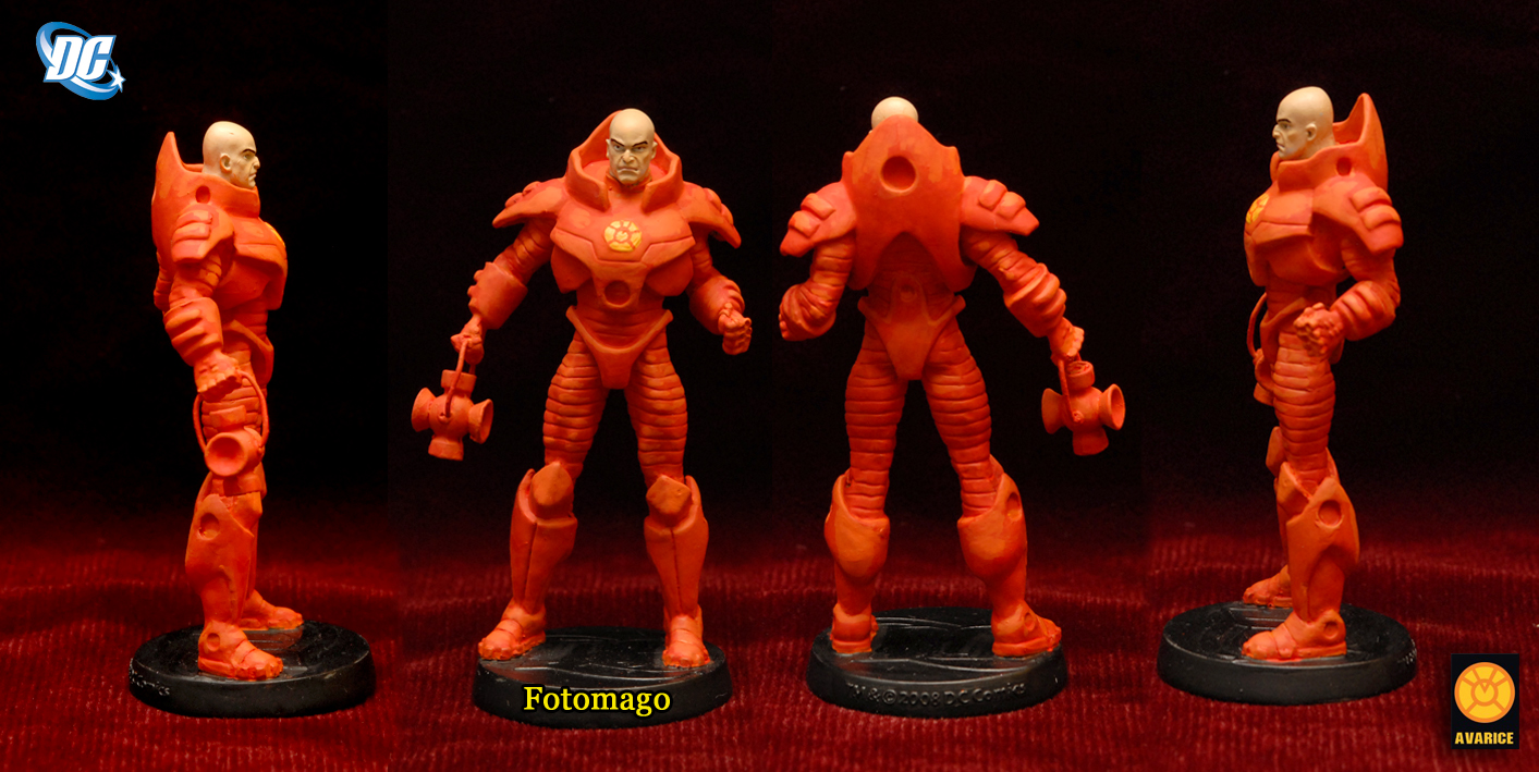 Fotomago Custom e Miniature: Work Lex Luthor Agente Arancio