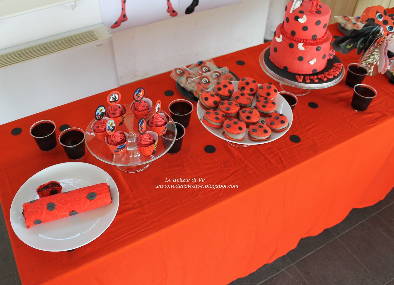 Le Delizie di Ve: LADYBUG MIRACULOUS SWEET TABLE