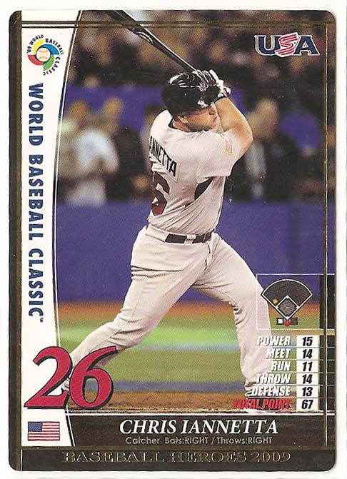 Condition Sensitive: Oddball Mailday: 2009 Konami WBC Chris Iannetta