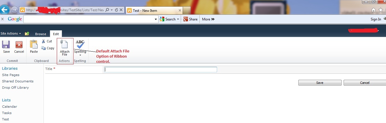 Vishal Marne: How to add attach a file control on SharePoint List Form.