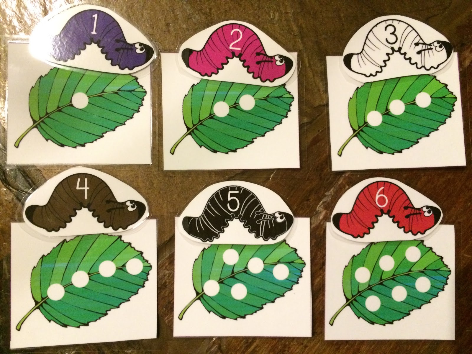 Letter I: Inchworm Craft, The Inchworm Home, Size Sorting, Color Match ...