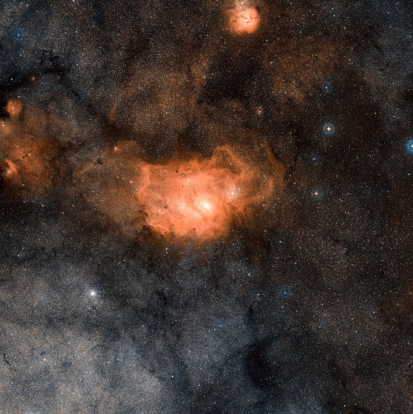 Wide-field view of the Lagoon Nebula | Earth Blog