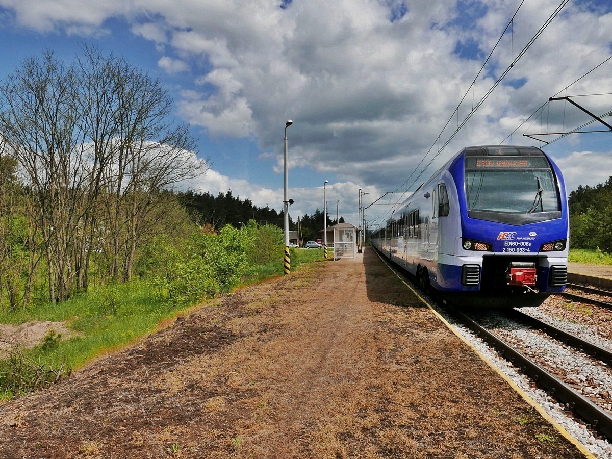 Ekologiczny przystanek kolejowy Radkowice | Kolejowe Kielce