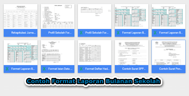 Contoh Format Laporan Bulanan Sekolah - Edukasi Baru Contoh Format Laporan Bulanan Sekolah - Edukasi Baru