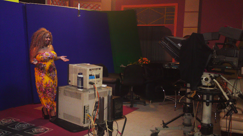 MISS-K.COM: MISS-K IS BACK AT NTA STUDIO FOR THE "SUGAR & SPICE" TV SHOW