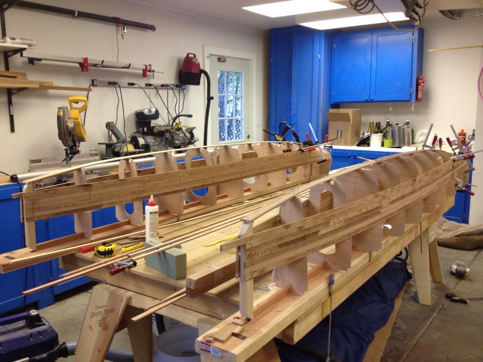 CKD Boats - Roy Mc Bride: Building our Oppikat kit