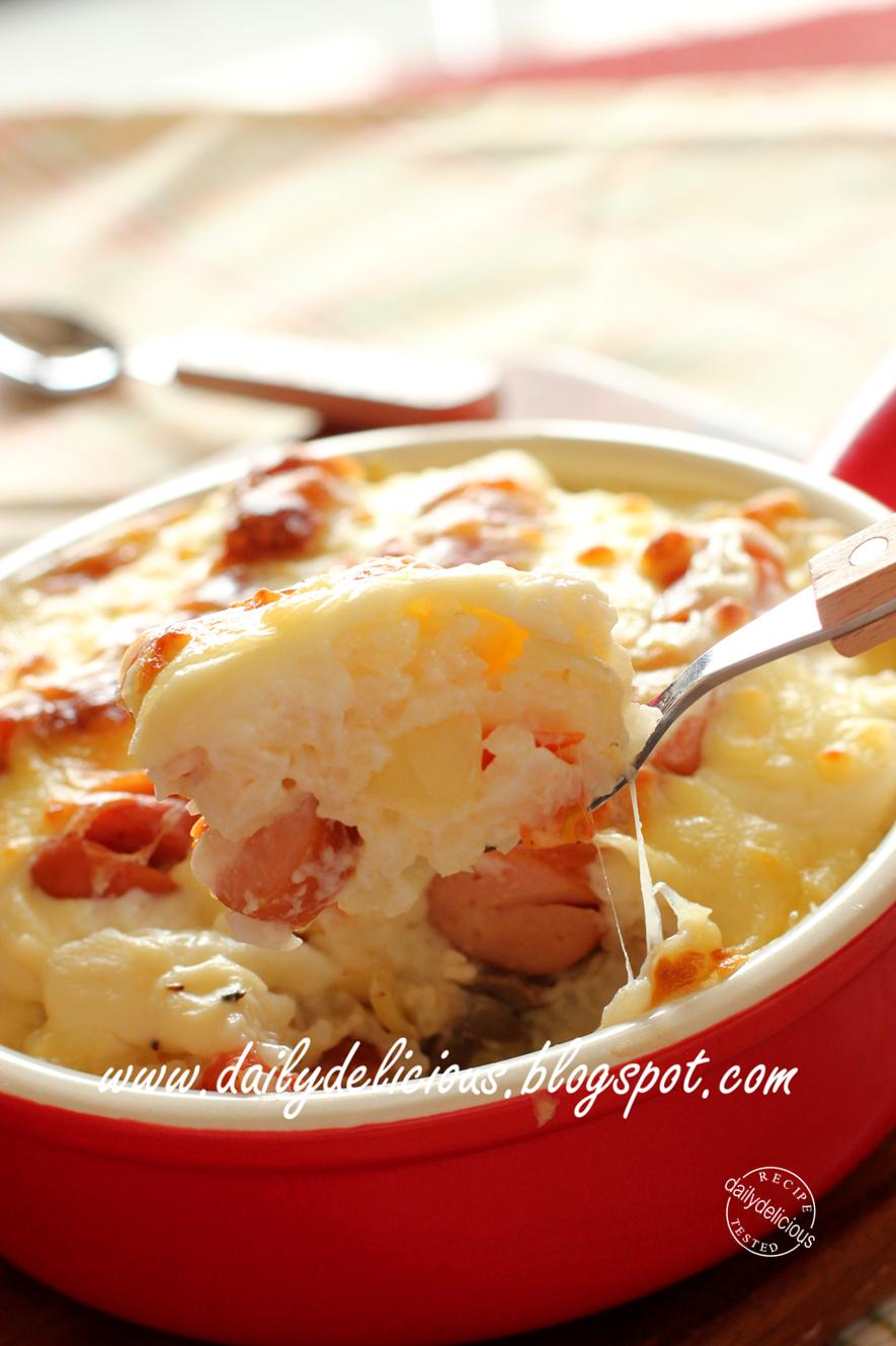 dailydelicious thai: Happy Cooking with LG SolarDom: Sausage Doria