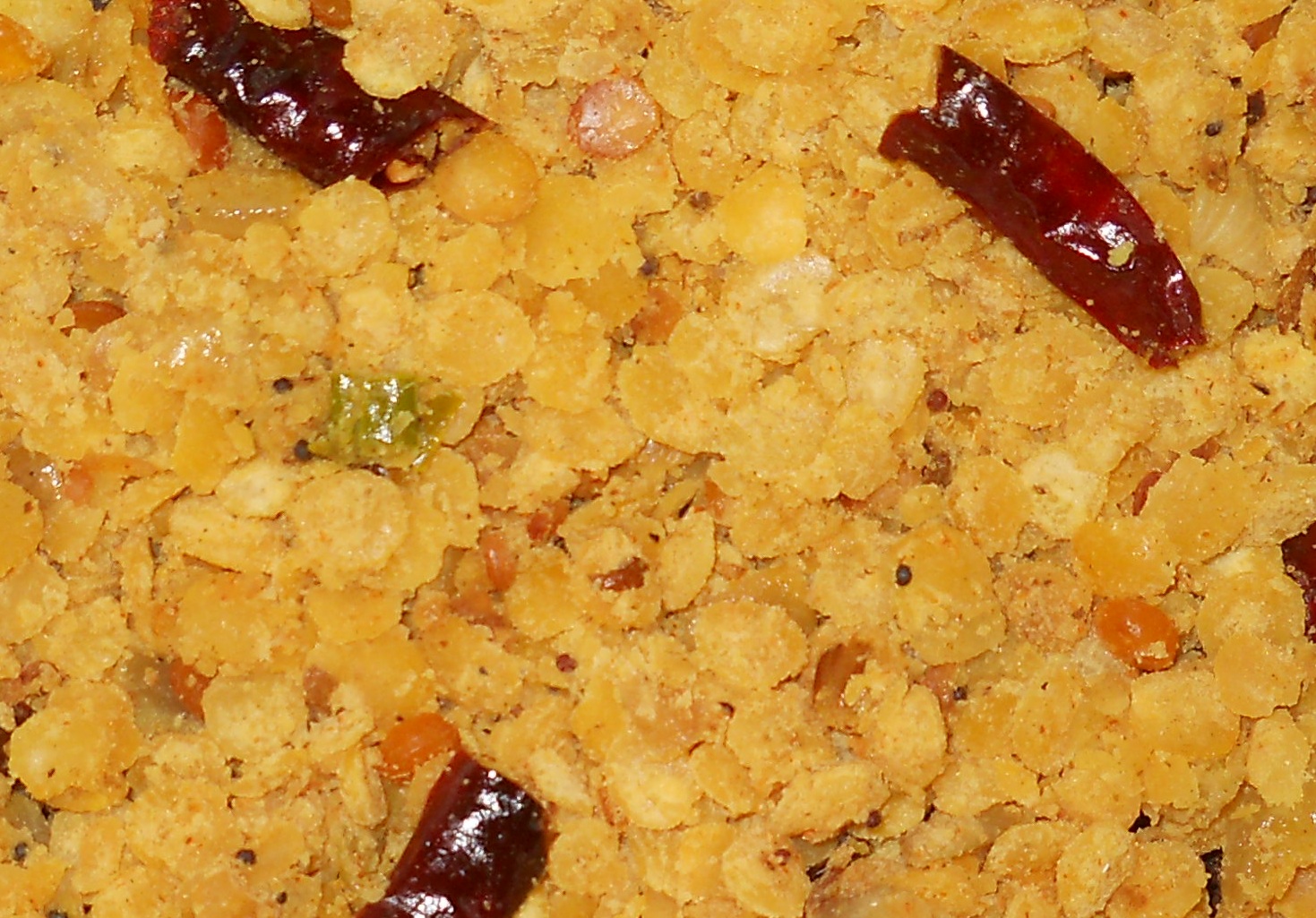Bhashnas Andhra kitchen: Podi Pappu / Pappu fry / Dry dal fry