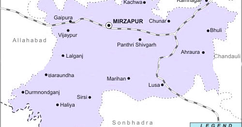 Rail-Map-india: Mirzapur-railway-map