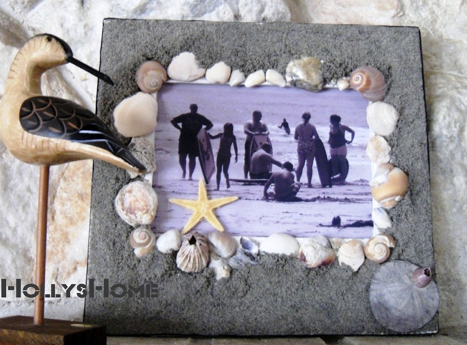HollysHome Family Life: Beach Sand Photo Frames