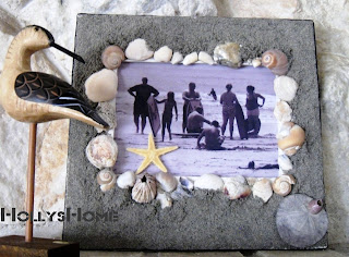 HollysHome Family Life: Beach Sand Photo Frames