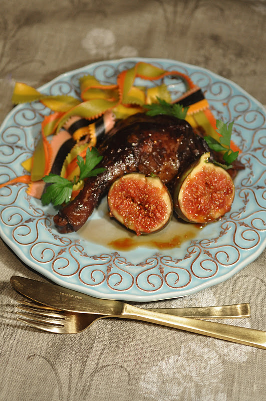 Délices et Caprices: Make me tonight… Cuisses de canette aux figues