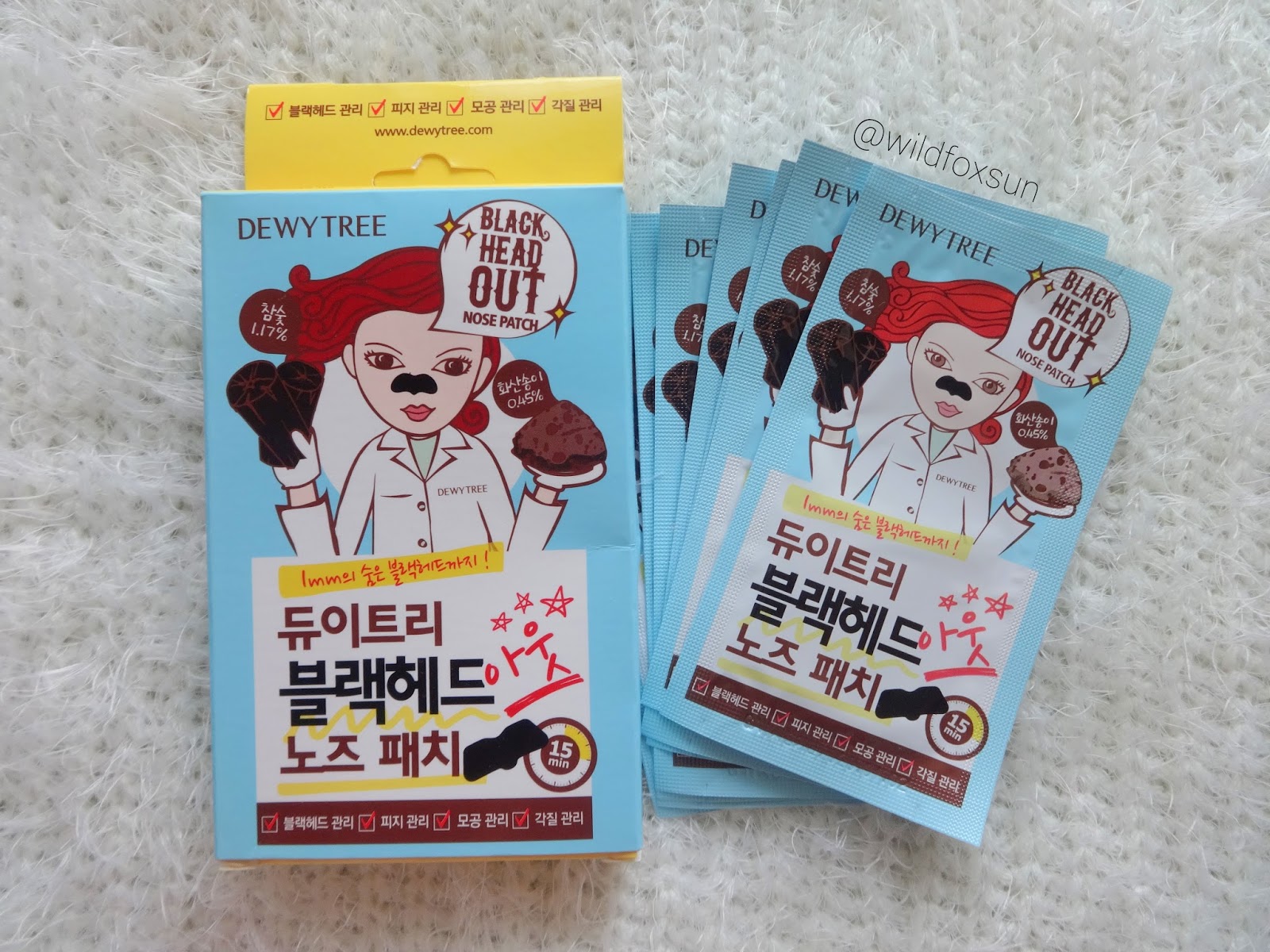 Dewytree Blackhead Out Nose Patch - Review - wildfoxsun