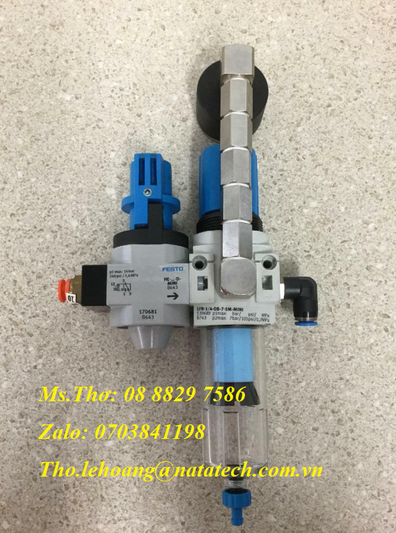Bộ điều chỉnh bộ lọc Festo LFR-1/4-DB-7-MINI - 539485