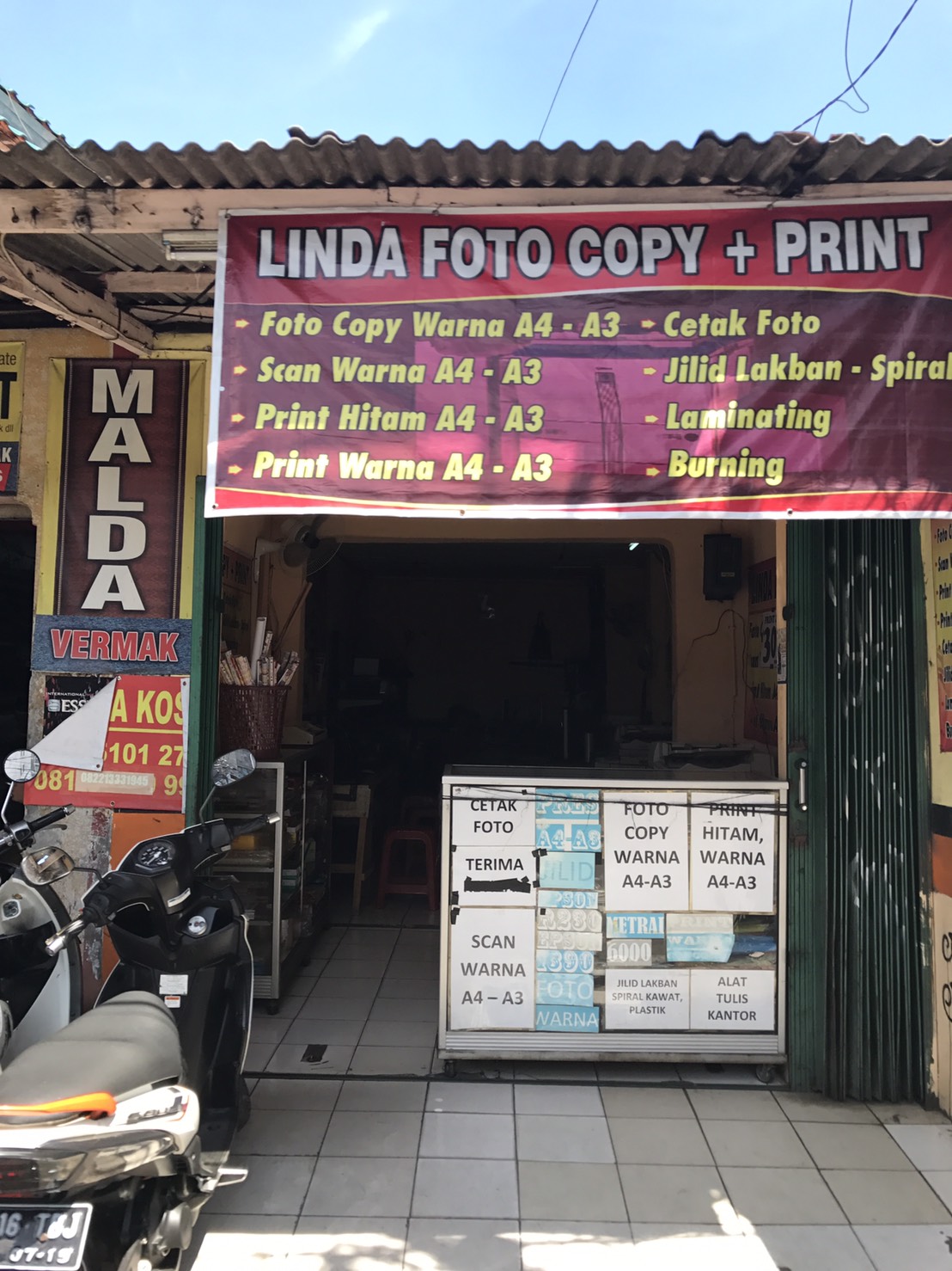 Tempat-tempat fotocopy dan print disekitar kampus Binus