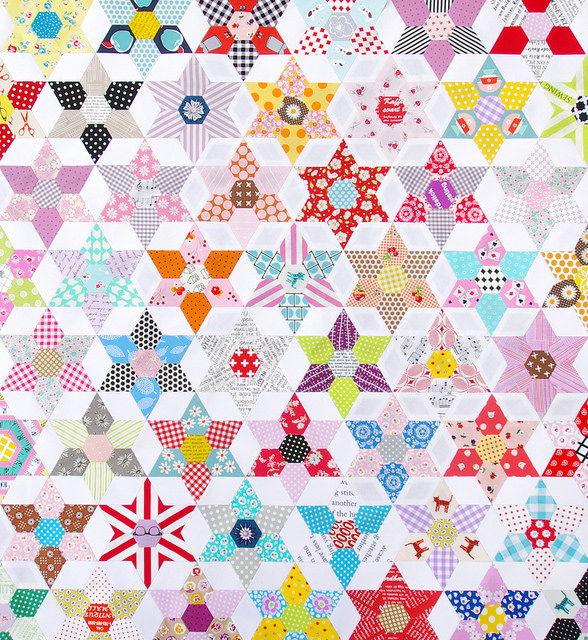 The Daisy Chain Quilt - An English Paper Piecing Project - Part 4 | Red ...
