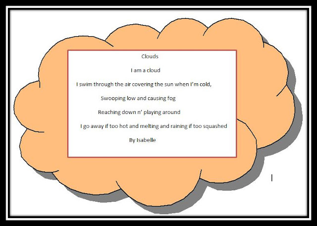 Room 5's Blog: personification poem: Clouds