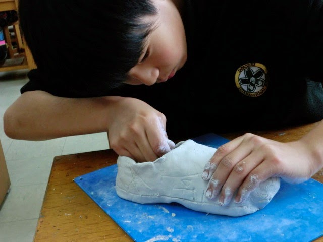 Miss Kristin's Art Room: "My Magic Shoe" with P5. The students had a ...