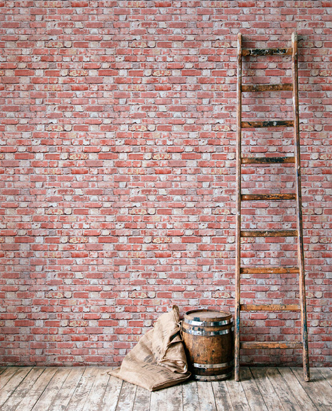 papel pintado: Papel Pintado Ladrillo
