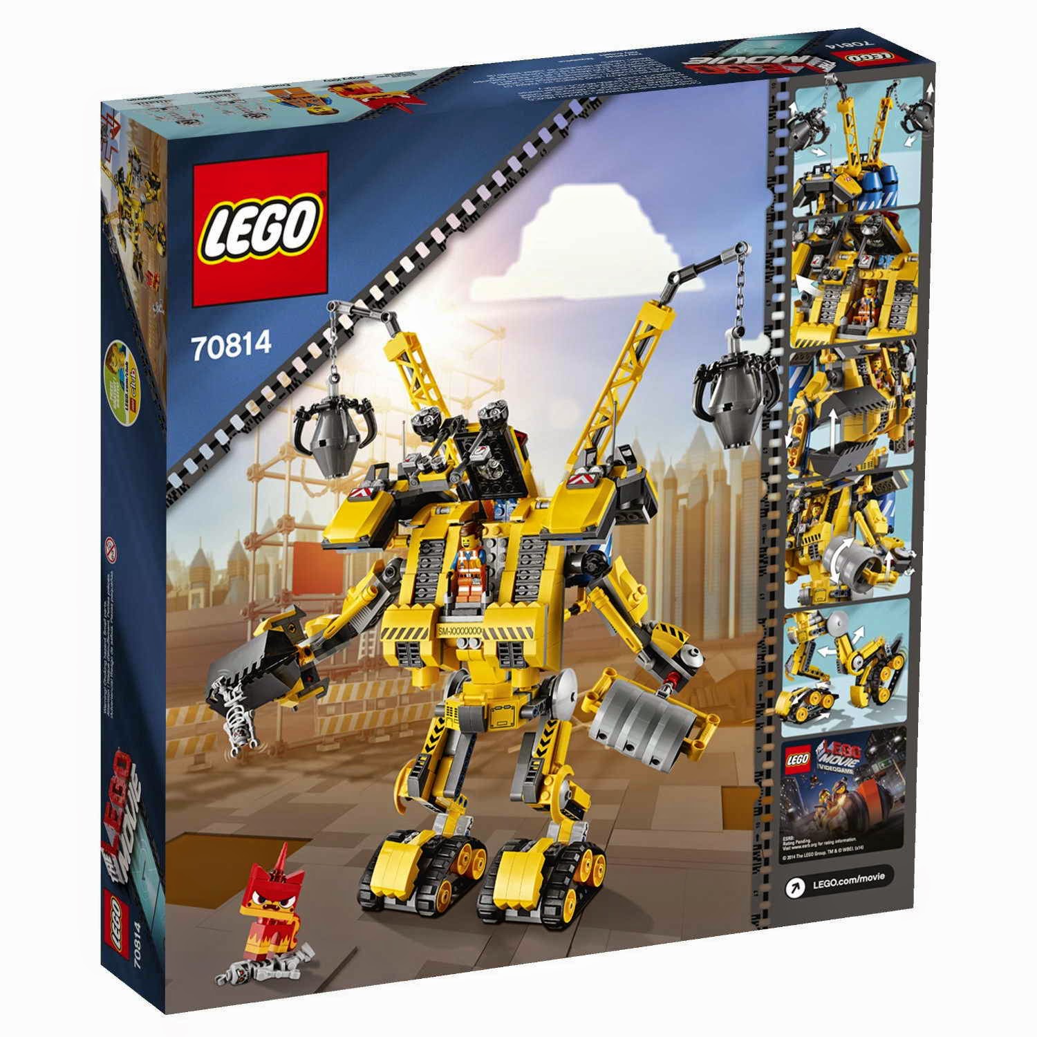 LEGO gosSIP: 050414 LEGO 70814 Emmet's Construct-o-Mech box art and ...