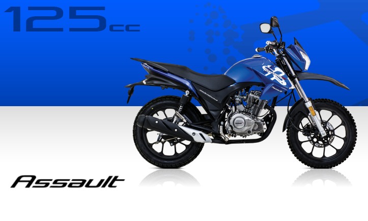 Lexmoto Assault 125 Specifications & Price UK | LEXMOTO UK