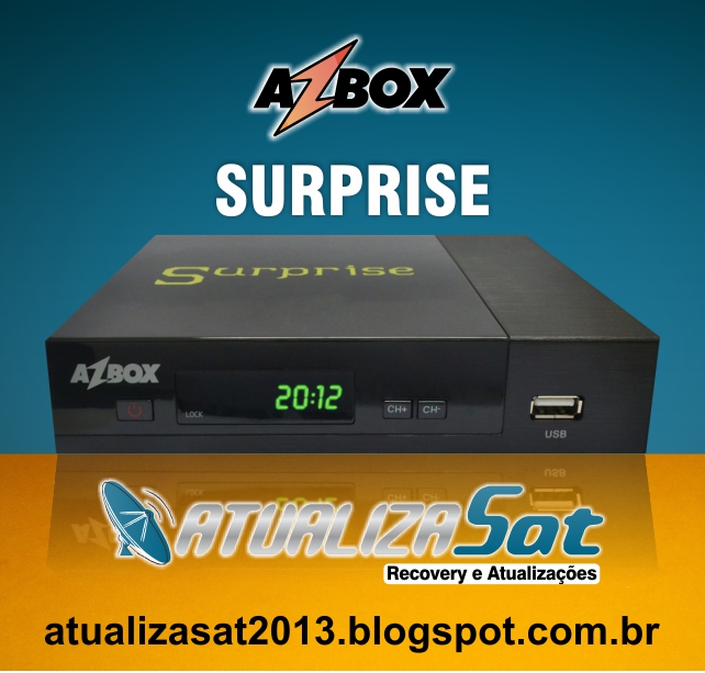 Atualiza Sat: Nova atualização receptor Azbox Surprise - Cabo - 21/05/2013