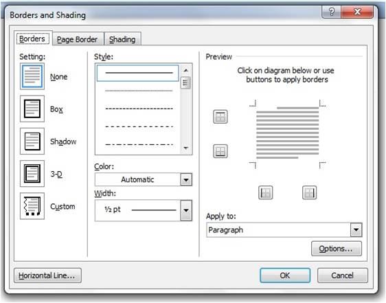 Langkah-langkah membuat Page Border dan Equation | Otomasi Perkantoran