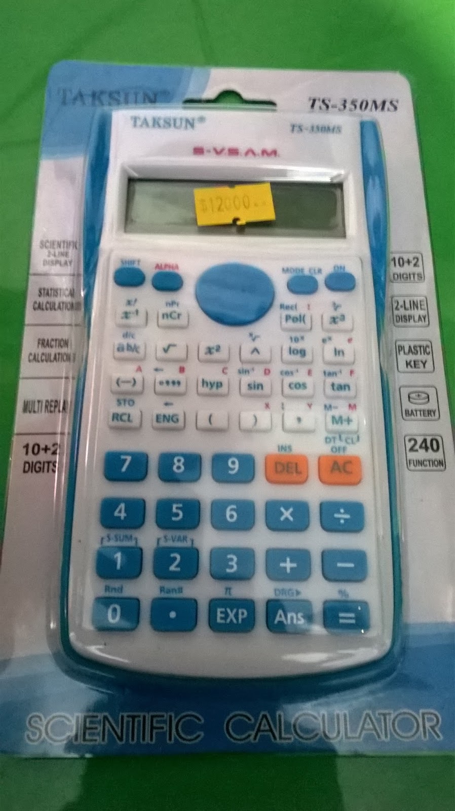Daf Distribuidora: Calculadora Cientifica Taksun® Ts-350ms