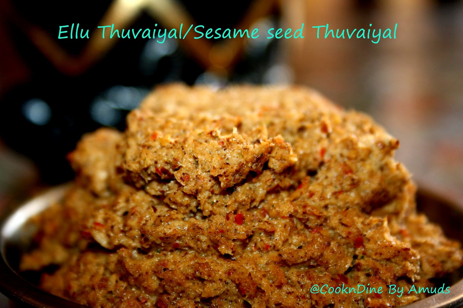 CooknDine....: Ellu Thuvaiyal/Sesame seed Thuvaiyal