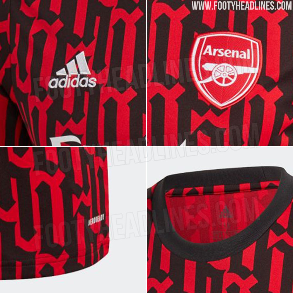 Unique Arsenal 2021 Pre-Match Jersey Released - Footy Headlines
