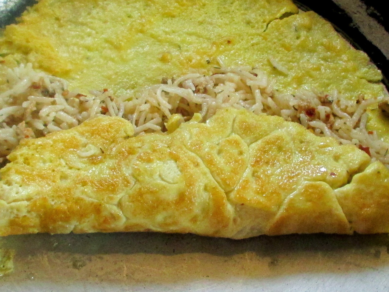 For the Love of Food : Egg wrapped Chicken Wine Rice