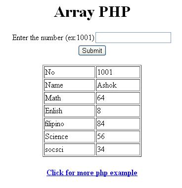 Search from array using php ~ PinoySourceCode