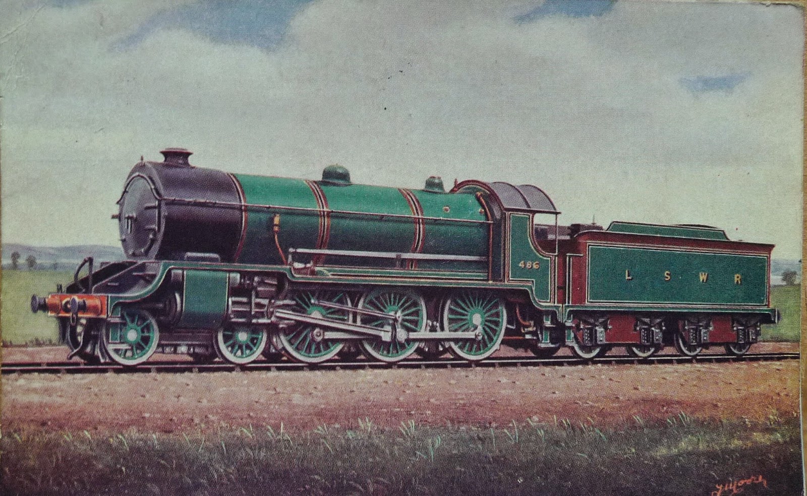 Steam Locomotives - 1920s: 261-5 In colour