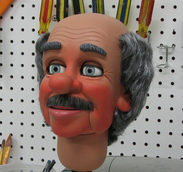 Puppets and Props Shop Talk: Just a quick puppet painting tip....