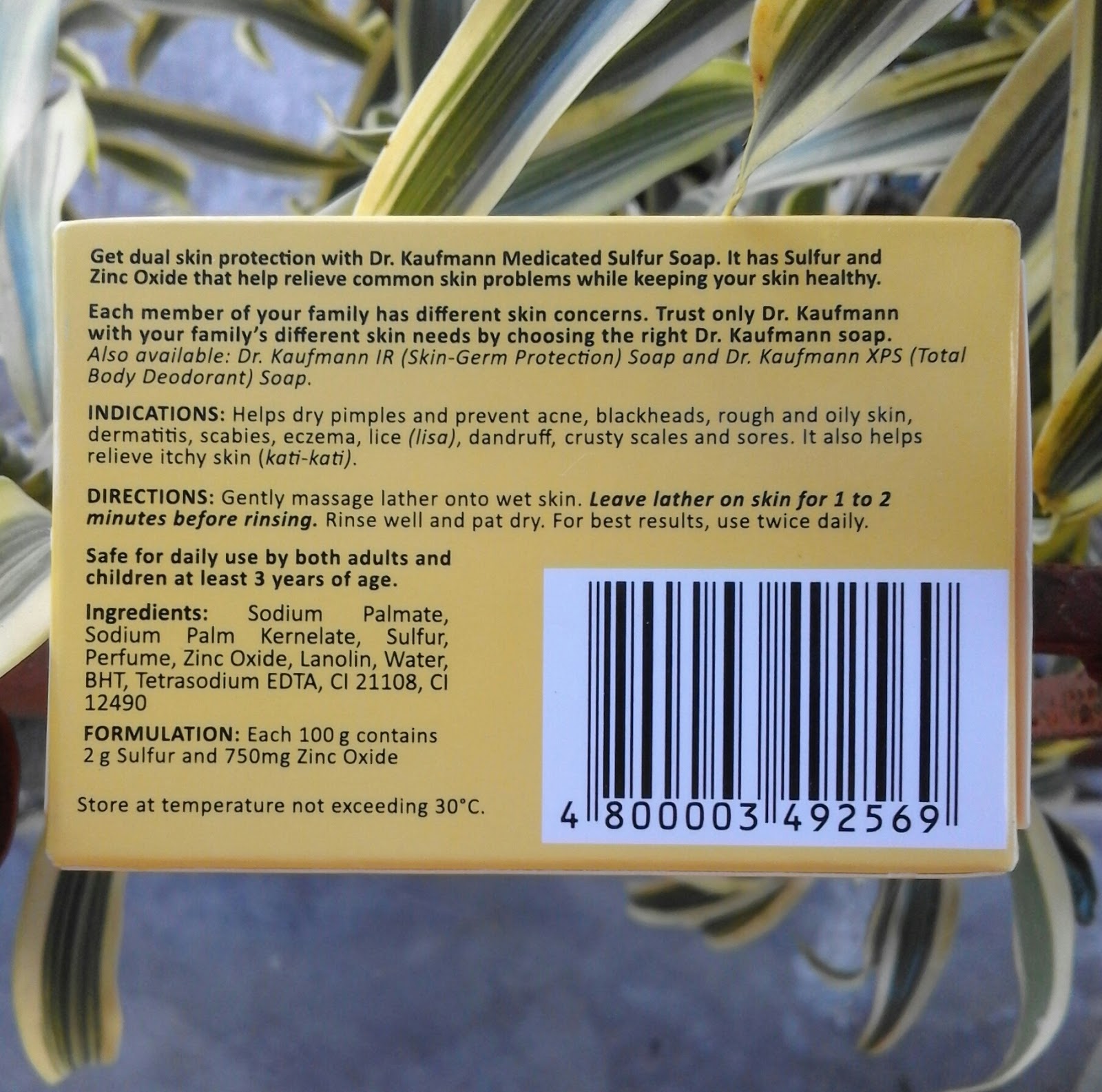 Reviews: Dr. Kaufmann Sulfur Soap Review