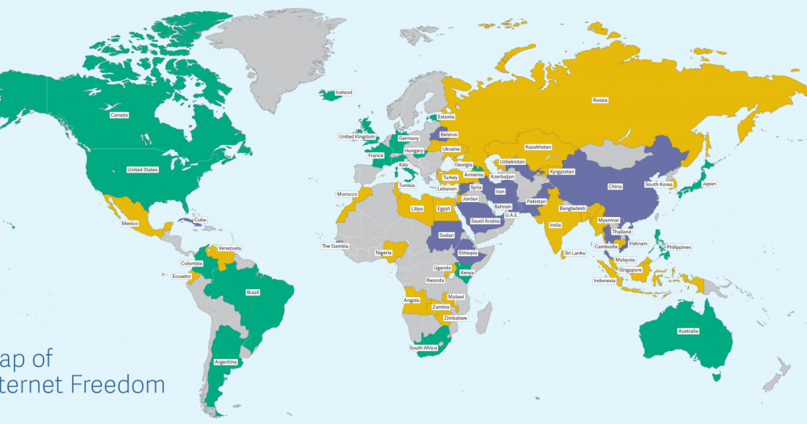 Freedom House Evaluates Internet Freedom Worldwide