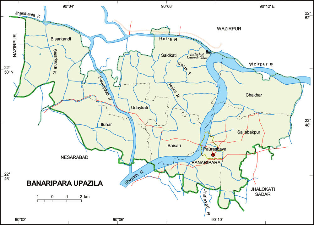 Mouza & Land Use Maps of Banaripara Upazila, Barisal, Bangladesh ...