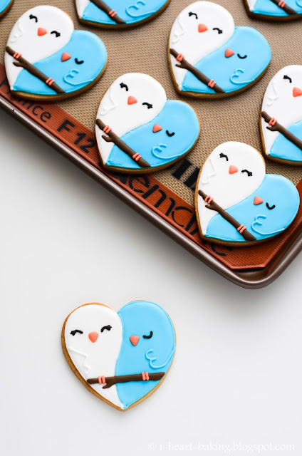 i heart baking!: lovebird cookies