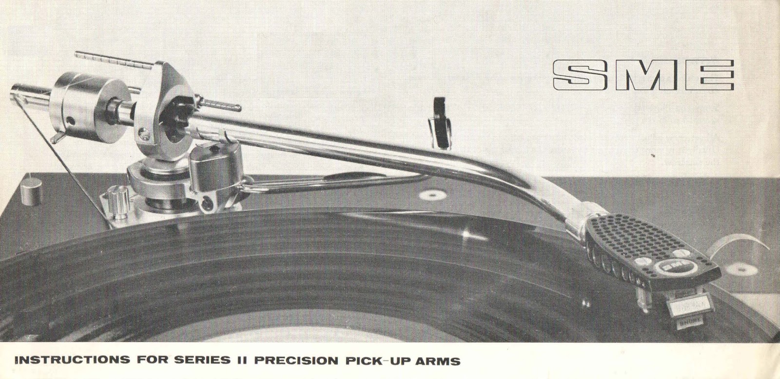 Rare Manual Depository: SME Series II Precision Pick-up Arms Manual ...