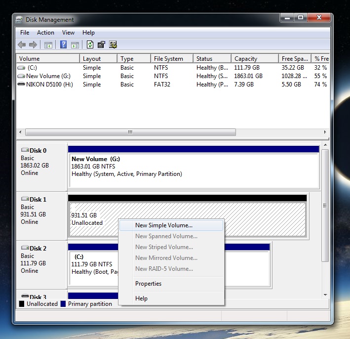 The Builder's Reference: Guide: Initializing and formatting a second ...