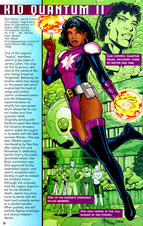 The Legion of Super Bloggers! : Who's Who: Kid Quantum II