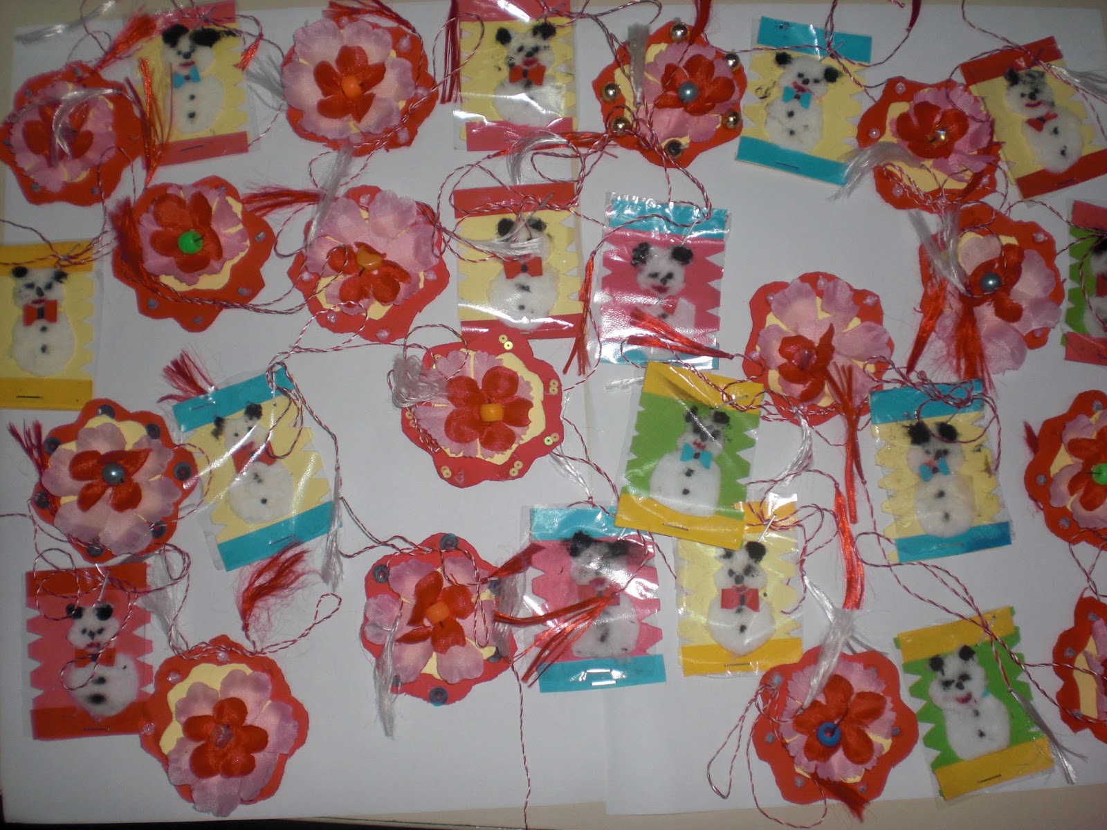 MODELE de MARTISOARE pentru copii :: Fise de lucru - gradinita si scoala